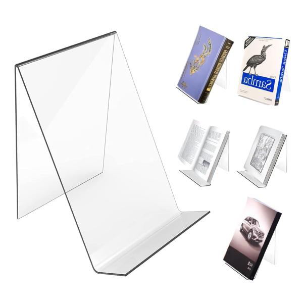 AZNABLE ブックスタンド 卓上 アクリル板 本立て アクリルスタンド ブックスタンド 6個セット