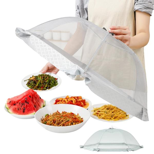 MaT store 食卓カバー フードカバー ほこり避け 虫 メッシュ ワンタッチ 手洗い 折り畳み 60cm