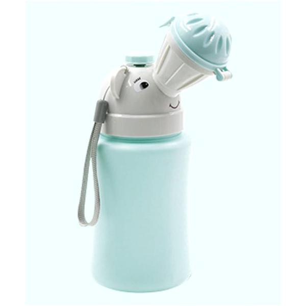 Sugarello 携帯トイレ 子供用 ポータブル便器 緊急用 簡易トイレ 小便器 キッズトイレ 旅行 車 渋滞 尿漏れ お子様用 逆止弁付き (男の子)