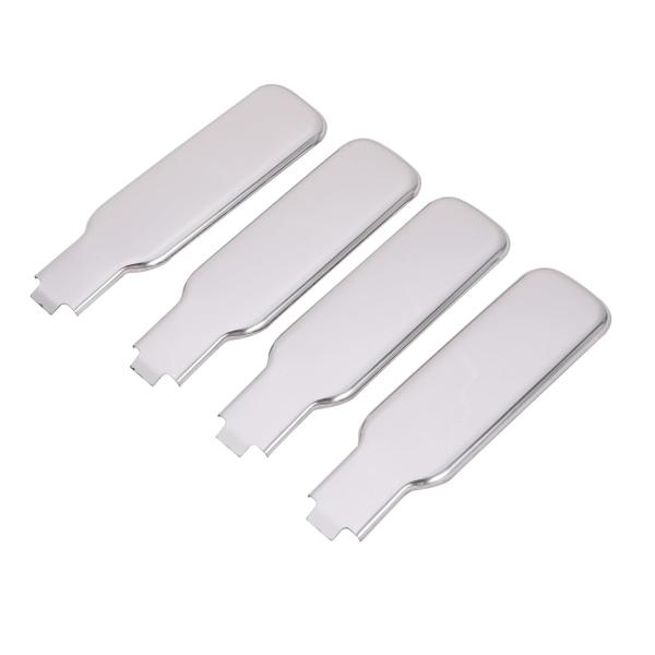 ハイゼット トラック S500P S510P アオリ ハンドル カバー 4枚 セット メッキ シルバー アオリカバー 固定 レバー HIJET 全グレード 現行 軽トラ ガーニッシュ 荷台 汎用 社外品 カスタム パーツ