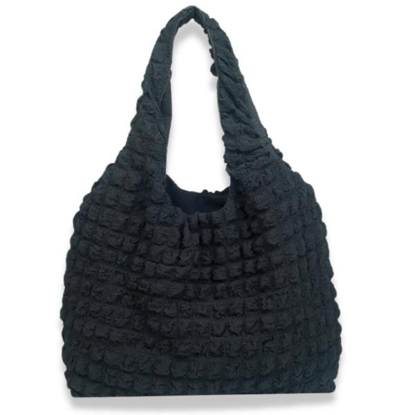 [Petit-Germe] プチジェルム ポップコーンバッグ カジュアル エコ 買い物 ワッフルバッグ 手提げバッグ 軽量 バッグ ポコポコ 可愛い 韓国