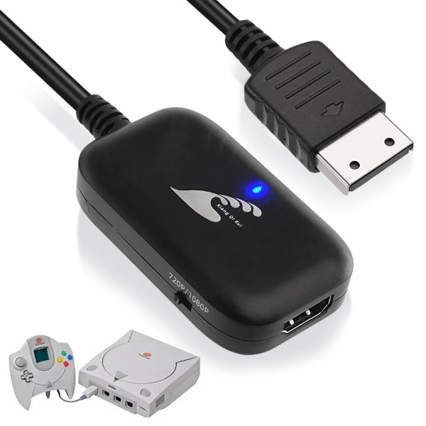 Eishin ドリームキャスト HDMI 変換 コンバーター Dreamcast HDMI 接続 ケーブル DC
