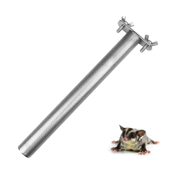 MINORITY DESIGN フクロモモンガ 洗える 爪とぎバー ステンレス モモンガ 爪研ぎ ケージ 止まり木 パーチ おもちゃ 特大