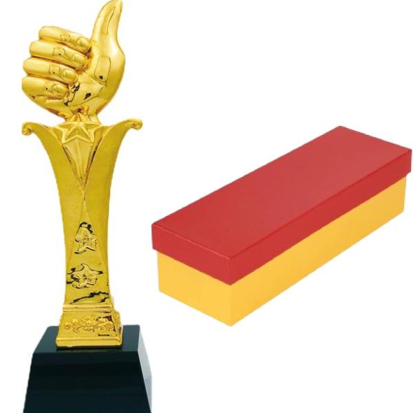 Gavit いいねトロフィー 優勝トロフィー 景品 表彰 ゴルフコンペ おもしろアイテム ゴールド