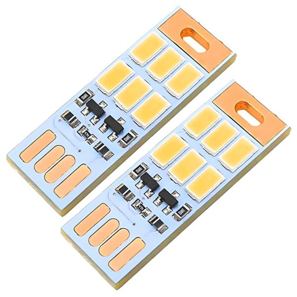 【発売日：2026年06月18日】薄型で小型サイズの基板に低電力タイプのLEDを6灯搭載した、指先ほどのコンパクトなUSB用ライトです。小型ながらしっかり明るく、ちょっとした照明として手軽に使えます。照度センサー搭載モデルは、周囲の明るさを...