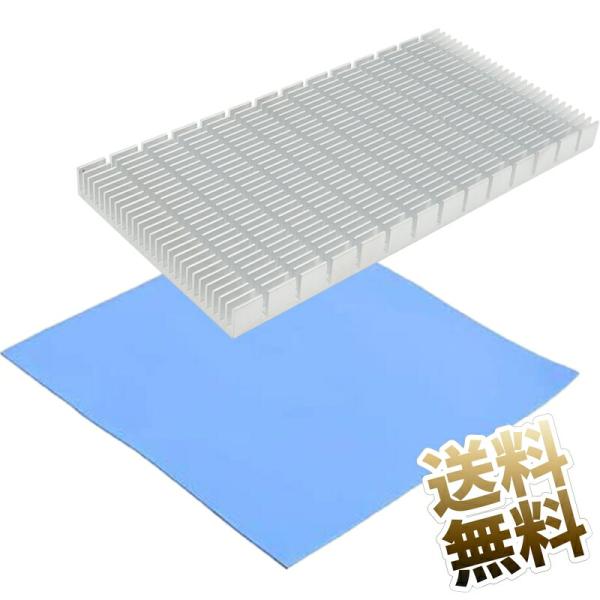【発売日：2022年11月07日】熱伝導性シリコーンシート サーマルパッド 100mm × 100mm 薄型 0.5mm厚 熱伝導シート 熱伝導 シリコン パッド1枚セットのヒートシンクです●保証期間 お届け日より1ヶ月製品内容　ヒートシン...