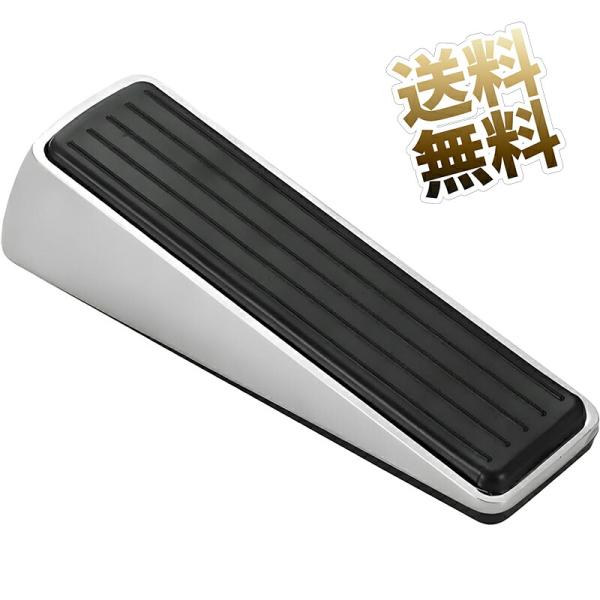 【発売日：2026年02月19日】差し込むだけでしっかり固定できるこのドアストッパーは、12~30mmの隙間に対応し、リビングや玄関などさまざまな空間に自然に馴染む、シンプルで洗練されたシルバー×ブラックのデザインが魅力です。どんなインテリ...