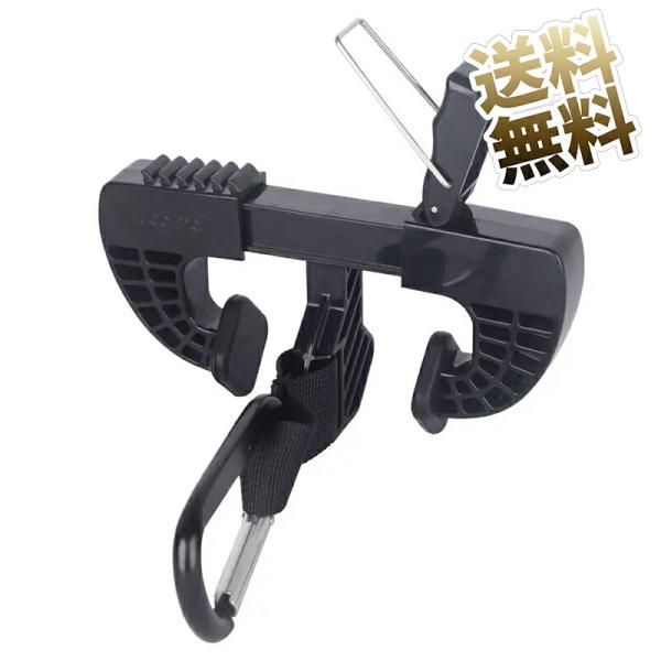 【発売日：2026年03月25日】軽量で持ち運びやすいシューズクリップは、スポーツシューズからアウトドアブーツまで幅広く対応し、移動中の靴をすっきり整理できます。旅行やスポーツ後の収納にも便利です。カラビナ付きでバッグやベルトに簡単に取り付...