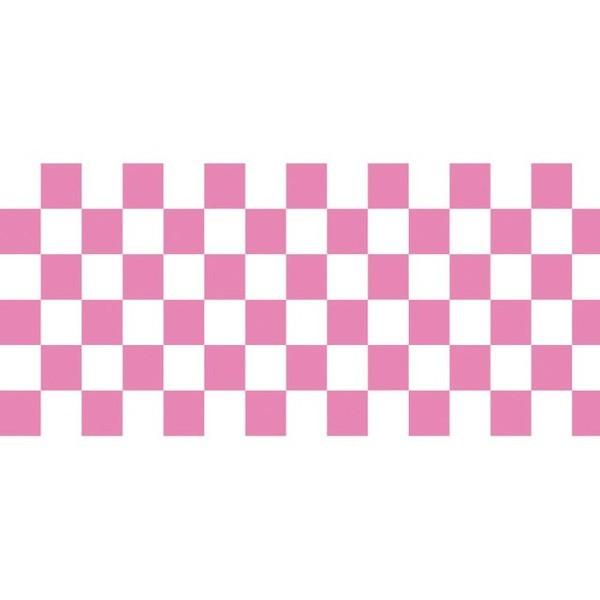 販売単位1本【特長】年末年始の必需品！おめでたい行事にぴったりな市松模様。50m巻でこの価格！ピンクで華やかさと可愛らしさがあります。式典などにも。サッと飾るだけで雰囲気がガラッと変わります。雰囲気ある売り場作りでお客様の購買意欲を後押し！...