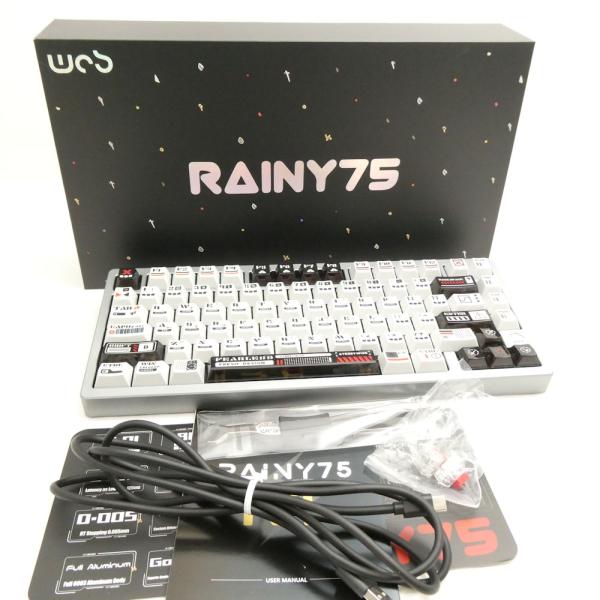 [ブランド]   WOBKEY  [アイテム]  ゲーミングキーボード [コレクション]Rainy75 RT Pro [個数]1点 [男女]  兼用 [色]   シルバー ※上記カラーは色の系統を記載。メーカー公式カラーや弊社主観で判断した...