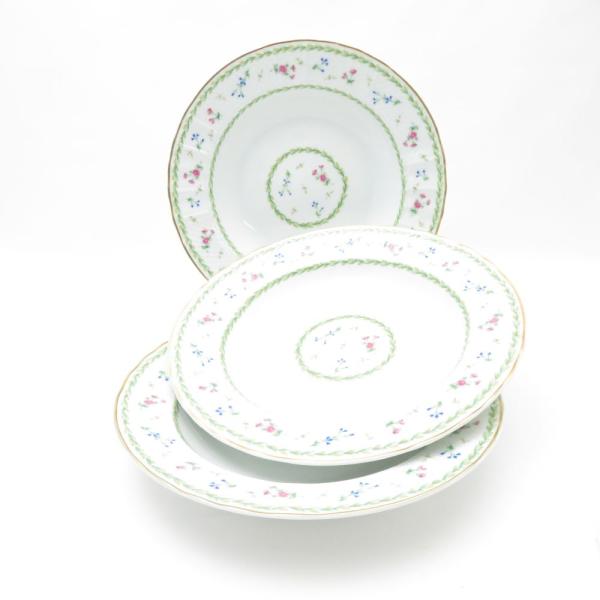 [ブランド]   BERNARDAUD LIMOGES ベルナルドリモージュ [アイテム]  深皿 [コレクション]Artois vert アルトワ ベール [個数]3枚 [男女]  兼用 [色]   ホワイト ※上記カラーは色の系統を記載...