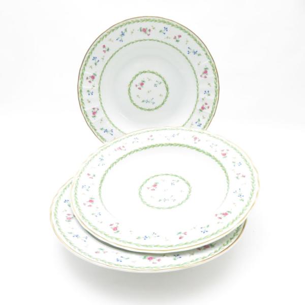 [ブランド]   BERNARDAUD LIMOGES ベルナルドリモージュ [アイテム]  深皿 [コレクション]Artois vert アルトワ ベール [個数]3枚 [男女]  兼用 [色]   ホワイト ※上記カラーは色の系統を記載...