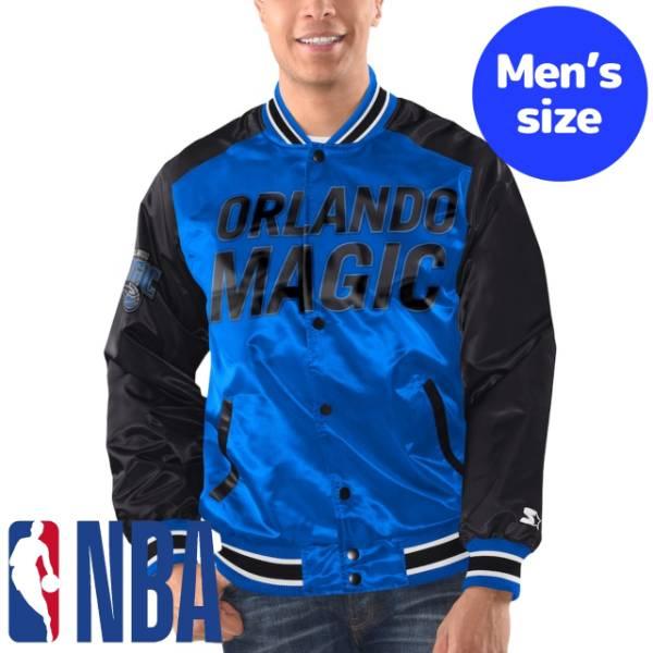 商品名：NBA メンズ アウター スタジャン オーランド・マジック Orlando Magic Renegade Satin Varsity Jacket・NFL・NBA・MLB・NHLなど世界的に人気のプロスポーツリーグ公式ライセンス商品...