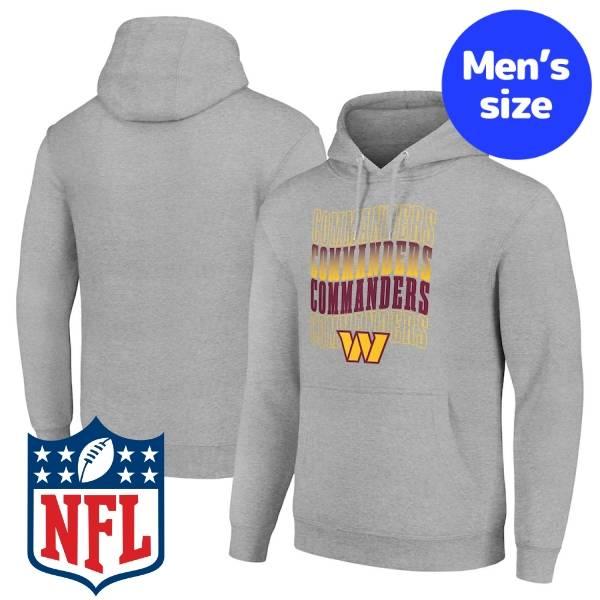 商品名：NFL公式 メンズ パーカー 長袖トップス フーディー ワシントン・コマンダース Washington Commanders Four Team Name Logo Fleece Pullover Hoodie・NFL・NBA・ML...