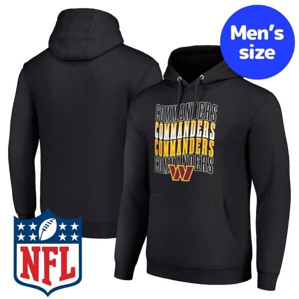 商品名：NFL公式 メンズ パーカー 長袖トップス フーディー ワシントン・コマンダース Washington Commanders Four Team Name Logo Fleece Pullover Hoodie・NFL・NBA・ML...