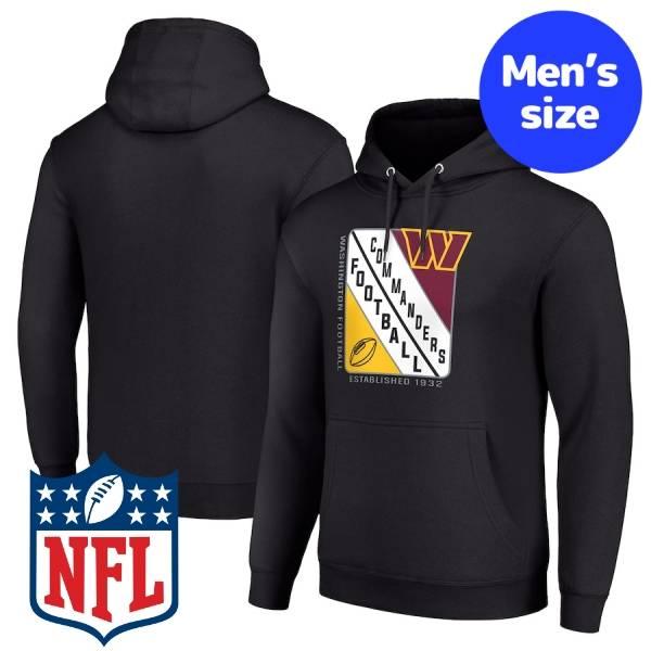 商品名：NFL公式 メンズ パーカー 長袖トップス フーディー ワシントン・コマンダース Washington Commanders Shield Logo Pullover Hoodie・NFL・NBA・MLB・NHLなど世界的に人気のプ...