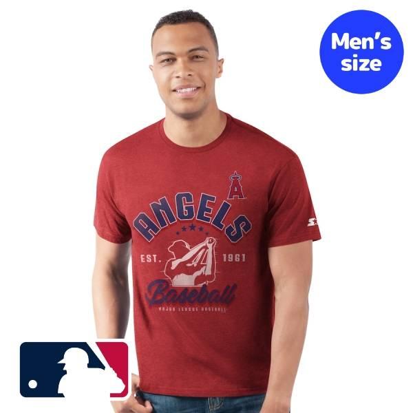商品名：MLB公式 メンズ Tシャツ 半袖トップス スターター Starter 大谷翔平 菊池雄星 ロサンゼルス・エンジェルス Los Angeles Angels Prime Time Batter T-Shirt・NFL・NBA・MLB...