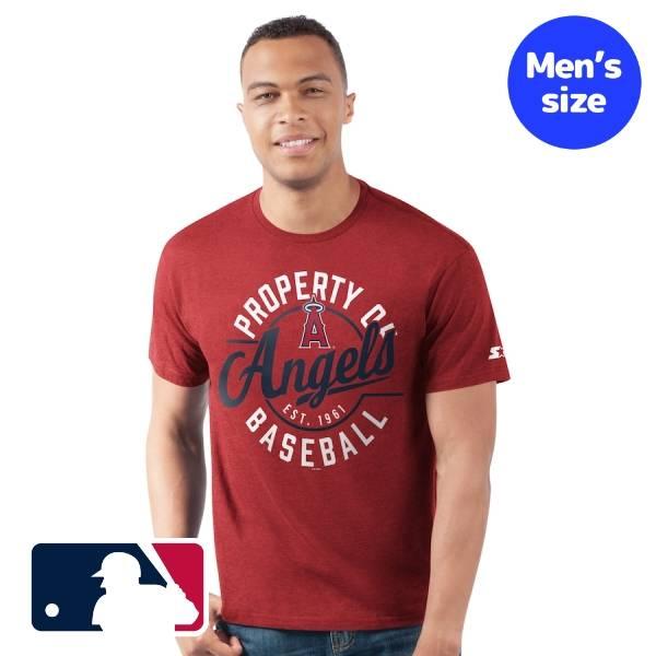 商品名：MLB公式 メンズ Tシャツ 半袖トップス スターター Starter 大谷翔平 菊池雄星 ロサンゼルス・エンジェルス Los Angeles Angels Prime Time Property Of T-Shirt・NFL・NB...