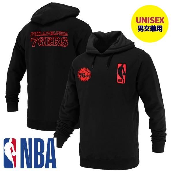 商品名：NBA公式 メンズ レディース パーカー フーディー トレーナー 長袖トップス フィスル FISLL フィラデルフィア・セブンティシクサーズ Philadelphia 76ers・NFL・NBA・MLB・NHLなど世界的に人気のプロ...