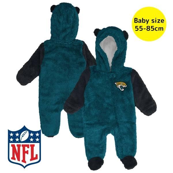 商品名：NFL公式 Outerstuff 50-70cm ベビーアウター 防寒ジャケット ジャクソンビル・ジャガーズ Jacksonville Jaguars・アメリカ4大スポーツ（NFL・NBA・MLB・NHL）の公式ライセンスを持つ本格...