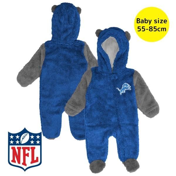 商品名：NFL公式 Outerstuff 50-70cm ベビーアウター 防寒ジャケット デトロイト・ライオンズ Detroit Lions・アメリカ4大スポーツ（NFL・NBA・MLB・NHL）の公式ライセンスを持つ本格ブランド。現地ファ...