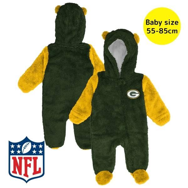 商品名：NFL公式 Outerstuff 50-70cm ベビーアウター 防寒ジャケット グリーンベイ・パッカーズ Green Bay Packers・アメリカ4大スポーツ（NFL・NBA・MLB・NHL）の公式ライセンスを持つ本格ブランド...