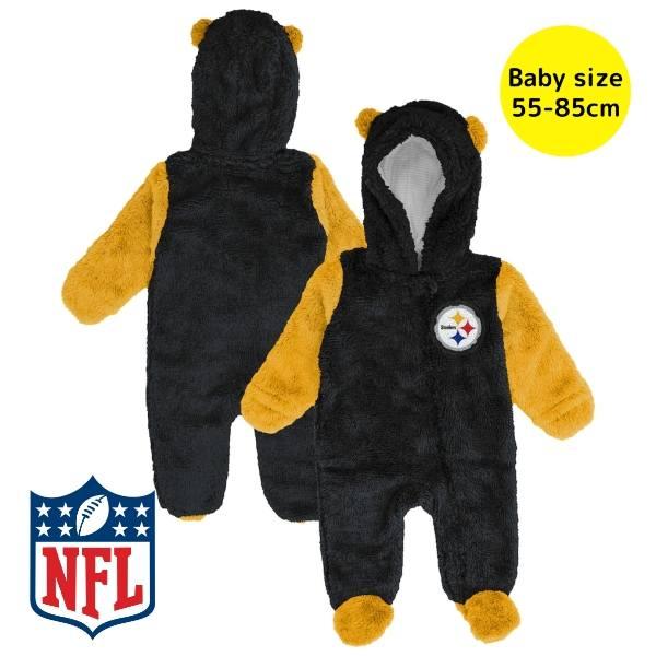 商品名：NFL公式 Outerstuff 50-70cm ベビーアウター 防寒ジャケット ピッツバーグ・スティーラーズ Pittsburgh Steelers・アメリカ4大スポーツ（NFL・NBA・MLB・NHL）の公式ライセンスを持つ本格...