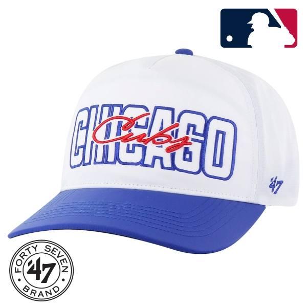 商品名：MLB公式 正規品 メンズ キャップ 帽子 ハット ベースボールキャップ 47 Brand シカゴ・カブス 今永昇太 鈴木誠也 Chicago Cubs 47 Lineman Hitch Adjustable Hat・NFL・NBA...