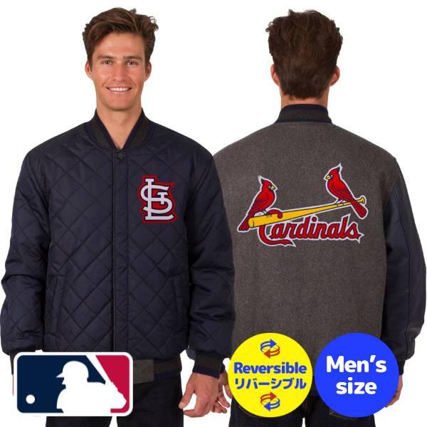 商品名：MLB公式 メンズ アウター スタジャン バーシティジャケット ヌートバー セントルイス・カージナルス Cardinals・アメリカ4大スポーツ（NFL・NBA・MLB・NHL）の公式ライセンスを持つ本格ブランド。現地ファンはもちろ...