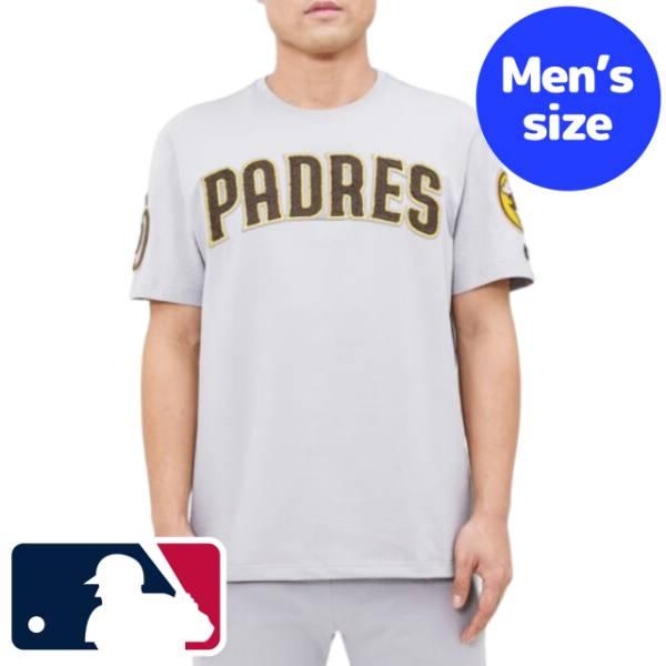 商品名：Pro Standard プロスタンダード MLB公式 メンズ Tシャツ 半袖トップス ダルビッシュ有 サンディエゴ・パドレス SAN DIEGO PADRES CLASSIC CHENILLE TOP T-SHIRT・Pro St...