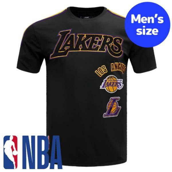 商品名：Pro Standard プロスタンダード NBAオフィシャル メンズ Tシャツ 半袖トップス ロサンゼルス・レイカーズ LOS ANGELES LAKERS RETRO CLASSIC STRIPED T-SHIRT・Pro St...