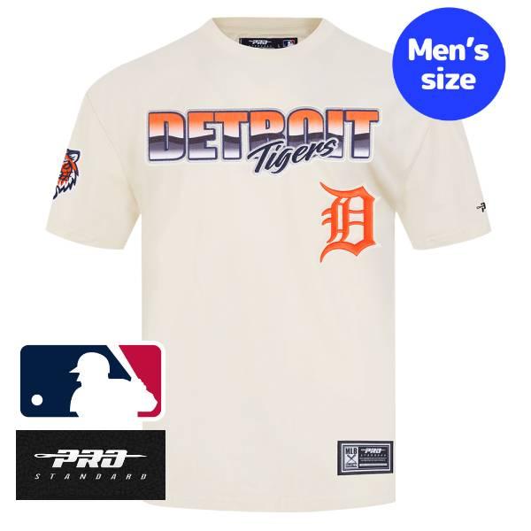 商品名：MLB公式 メンズ Tシャツ 半袖トップス プロスタンダード Pro Standard デトロイト・タイガース DETROIT TIGERS CHROME COTTON JERSEY DROP SHOULDER TOP・Pro St...