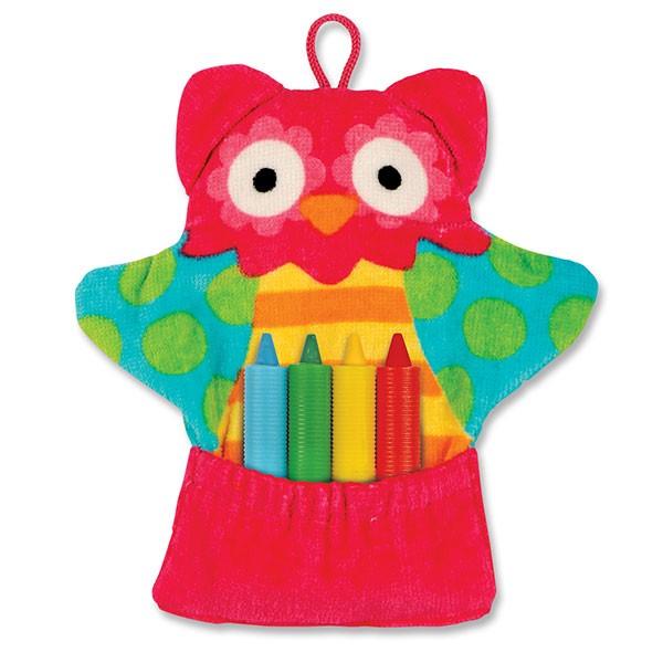 商品名：ベビー用 お風呂お絵描きタオル クレヨン付き 子供用 ボディウォッシュタオル フクロウ ふくろう Stephen Joseph ステファンジョセフ・ステファンジョセフ（Stephen Joseph）は、アメリカ・ハリウッドスターやセ...