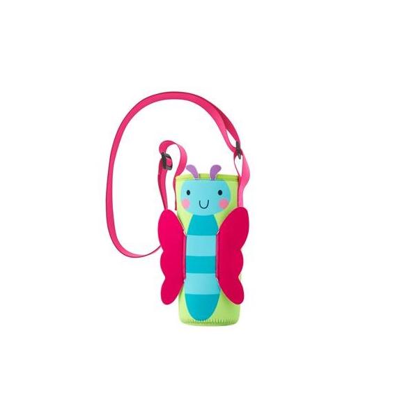 商品名：キッズ 首掛け ペットボトルホルダー 子供用 軽量 撥水性 ちょうちょ 蝶 バタフライ Stephen Joseph ステファンジョセフ・ステファンジョセフ（Stephen Joseph）は、アメリカ・ハリウッドスターやセレブたちか...