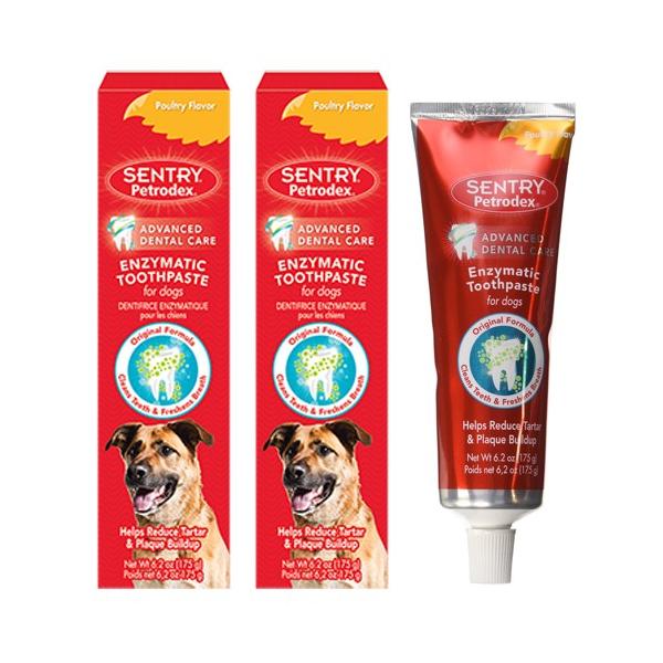 【商品説明】ペット用の犬のために開発された特別配合の歯磨き粉です。かわいいワンちゃんをプラークや口臭から守ってくれます。【内容量】  175ｇ×2本【生産国】アメリカ【その他特記事項・使用上の注意】お子様の手の届かないところで保管してくださ...