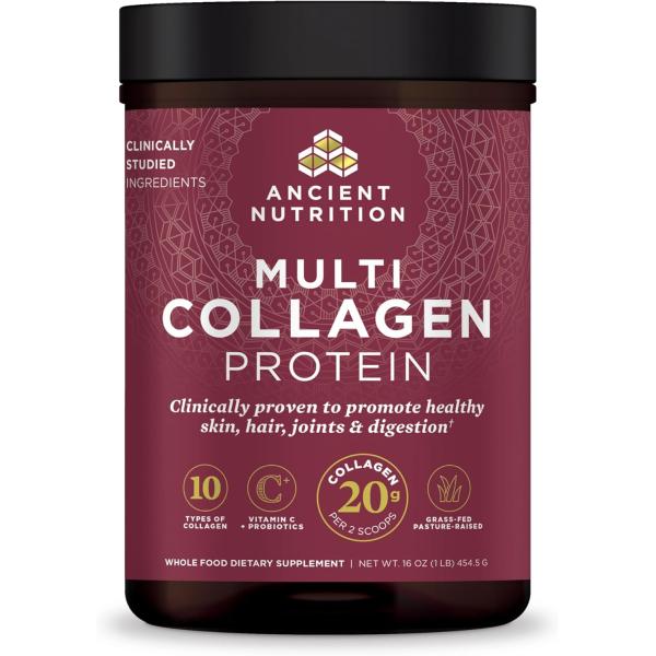 【商品説明】あなたの健康をサポートしてくれるAncient Nutrition Multi Collagen Protein Powder。加水分解された牛、鶏、魚、卵殻のコラーゲンペプチドをブレンドした高品質のコラーゲンパウダーです。抗生...