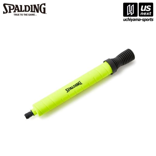 /メーカー スポルディング/品名 デュアルアクションポンプ イエロー 12インチ（30.5cm） /品番 18-001YL/カラー イエロー/押し引きどちらでも空気を入れることができる空気入れ/空気を入れる手持ち底部分には空気針を収納可能/...
