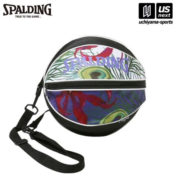 /メーカー スポルディング/品名 ボールバッグ トロピクス/品番 49-001TRP/サイズ 直径27cm/素材 ポリエステル/生産国 中国/孔雀の羽や色鮮やかな花を散りばめたトロピカルなパターンを用いたシリーズ/5〜7号球を1球収納可能な...