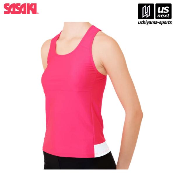 /メーカー ササキ/品名 Yバックトップ（カップポケット付き）/品番 7048/サイズ JL JO S M L/素材 トリノクール（R）ポリエステル85％、ポリウレタン15％/商品説明吸汗速乾機能のあるストレッチ生地、トリノクールを使用。カ...