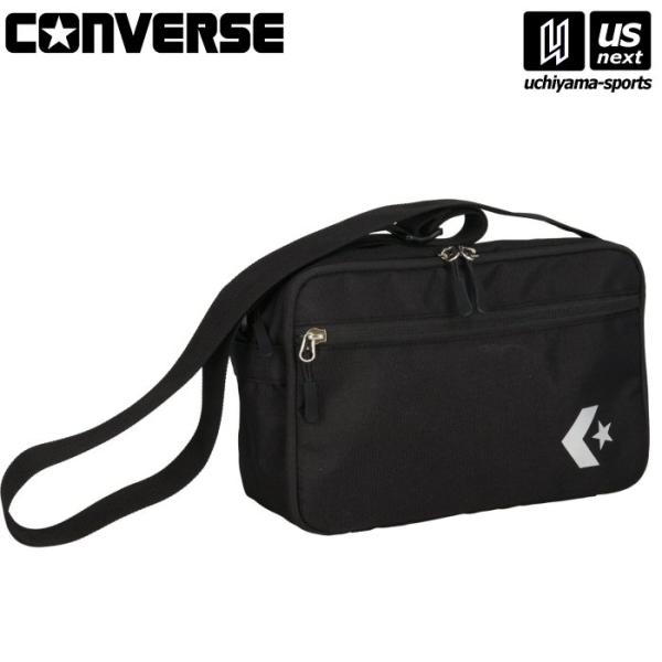 /メーカー コンバース（ CONVERSE ）/品名 ショルダーバッグ/品番 C2508053/カラー 1900（ブラック）/サイズ 17×26×9cm/重量 200g/素材 ポリエステル/生産国 中国/撥水機能のあるポリエステル素材を使用...