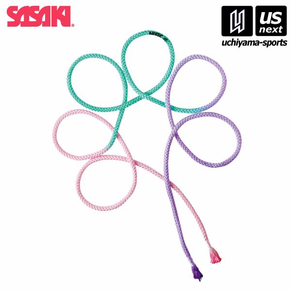 /メーカー ササキ /品名 3色ロープ /品番 M280GF  /サイズ 長さ3m、径1cm /素材 ナイロン /商品説明 F.I.G.（国際体操連盟）認定品 ※こちらの商品はメーカーお取り寄せになります。メールにて発送日のご連絡をさせてい...