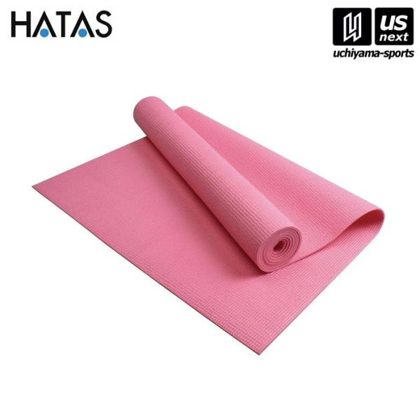 /メーカー HATAS（秦運動具 秦 ハタ/品名 ヨガマット　4mm/品番 YKB352/サイズ 約61×172cm/厚さ 約4mm/カラー ペールピンク/素材 PVC/生産国 台湾/使いやすい4ミリ厚の万能マット。ヨガ・ピラティスにトレー...