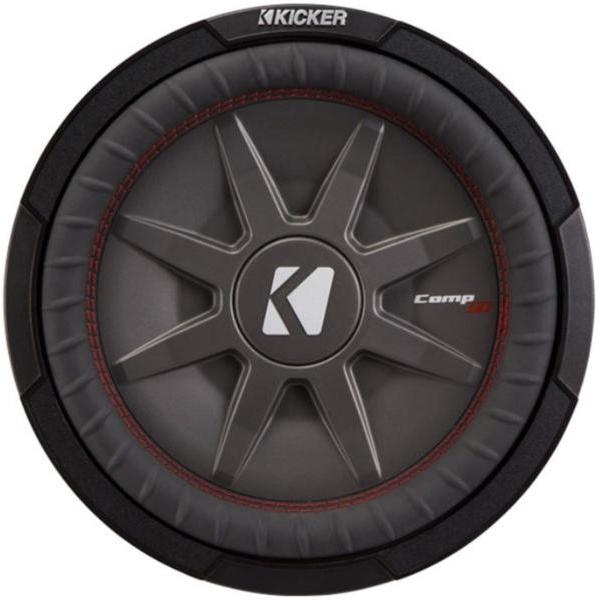 Kicker 30cm薄型サブウーハーCompRT12（43CWRT121) 1ΩDVCです。入力：500/1000W（RMS/最大）, 音圧レベル: 85.5dB(1W/1m)、再生周波数帯域：25〜500Hz、取付穴直径:27.9cm,...