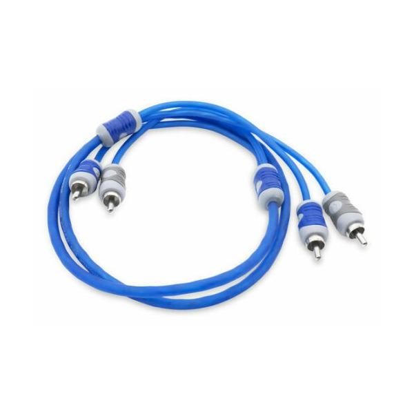 Kicker 新型Kシリーズ 2ch  5M（メートル）のRCAケーブル KI25（46KI25）です。 この2ｃｈのKシリーズはインターコネクトの長さは約5メートルです。このRCAケーブルは、優れた信号明瞭度を実現する銀メッキOFC線を採...