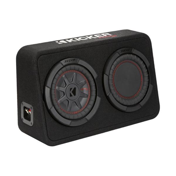 Kicker 20cm (8インチ) 薄型純正ウーハーBOX 48TCWRT82 (2Ω) です。入力:300W/600W (RMS/最大),音圧レベル:85.5dB (1W/1m) 、サイズ:奥行き (上) :9cm、奥行き (下) :1...