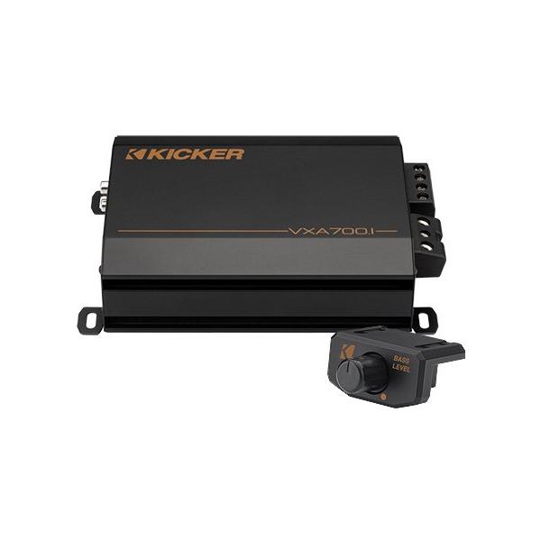 最新型 Kicker VXAシリーズ Class D 1chパワーアンプ VXA700.1（53VXA7001）です。定格出力（14.4V）●700W×1ch（1Ω）●500W×1ch（2Ω）●250W×1ch（4Ω）仕様 1chパワーアン...