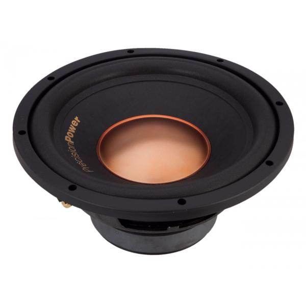 Precision Power (PPI) Art Collection 30cm (12インチ) サブウーハーA.12SQです。   定格入力（Power Handling): 300W, 出力音圧レベル：85,85ｄB,　インピーダンス...