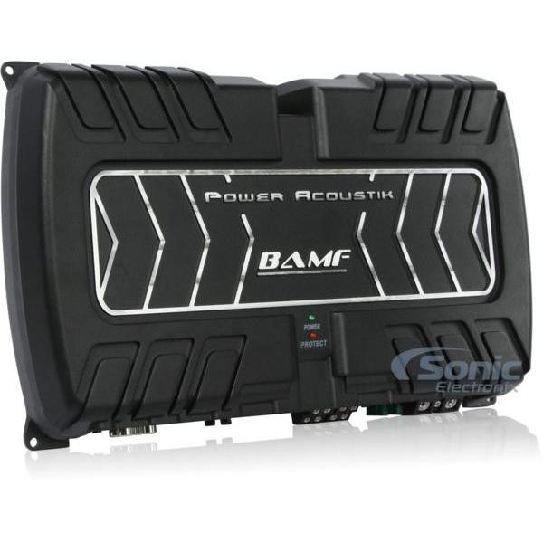 アメリカ人気のPower Acoustik (パワーアコースティック) BAMFシリーズ Class A/B 4chパワーアンプ BAMF4-1800です。最大出力：1800W,定格出力：110W×4ch (4Ω) 、225W×4ch (2...