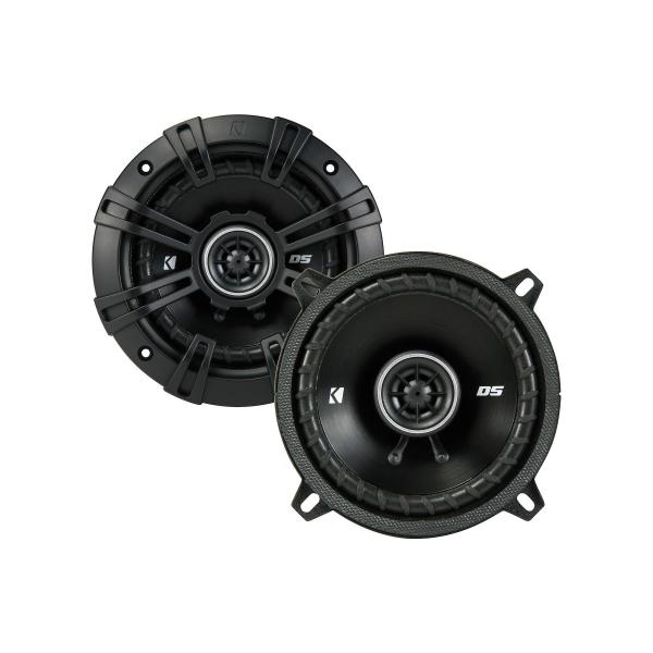 Kicker 13cm(5.25")DSシリーズ 2-WayコアキシャルスピーカーDSC50 (43DSC504)です。●定格入力：50W●瞬間最大入力：200W●インピーダンス：4Ω●能率：90dB●再生周波数帯：45Hz〜20KHz●取...