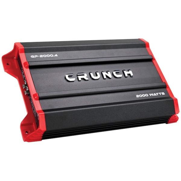 アメリカのCRUNCH (クランチ) Ground Pounderシリーズ 4ch A/B Class パワーアンプ GP-2000.4です。●仕様:4chパワーアンプ ●最大出力 (MAX) :2000W ●出力:250W×4ch (4Ω...